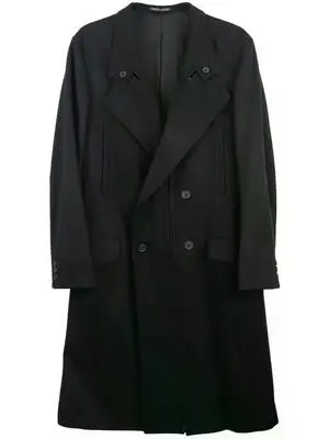 Yohji Yamamoto Double-breasted Wool Coat