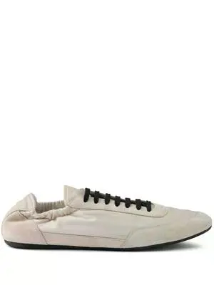 Prada Re-nylon Suede Sneakers - Neutrals