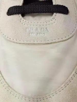 Prada Re-nylon Suede Sneakers - Neutrals