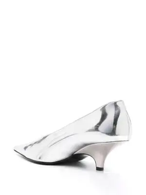 TOTEME 55mm Metallic-finish Pumps