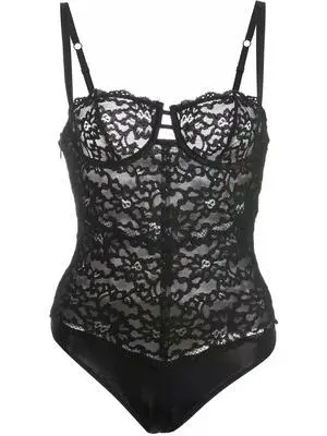 Fleur Du Mal Lace Up Bodysuits