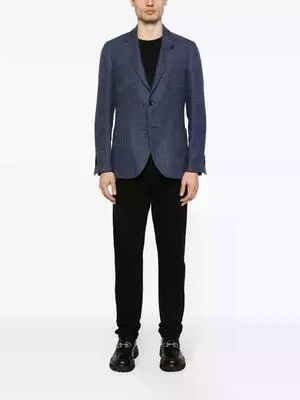 LARDINI Single-breasted Blazer - Blue