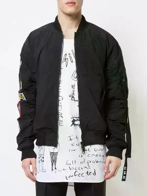 HACULLA. Pray For Revolution Bomber Jacket