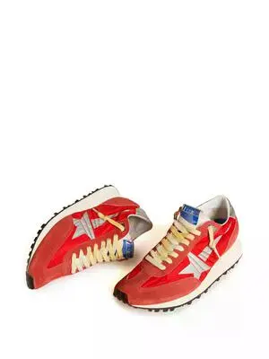 GOLDEN GOOSE Marathon Panelled Sneakers - Red