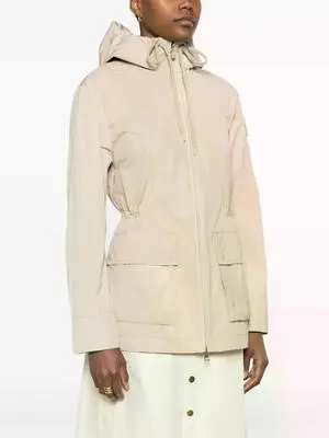 Moncler Leandro Hooded Parka - Neutrals