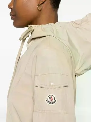 Moncler Leandro Hooded Parka - Neutrals