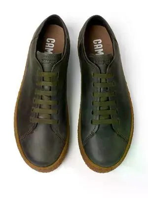 Camper Peu Terreno Nubuck Leather Sneakers - Green