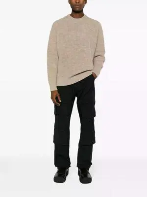 MARINE SERRE Ribbed-knit Wool Jumper