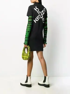 Kenzo Logo Print T-shirt Dress
