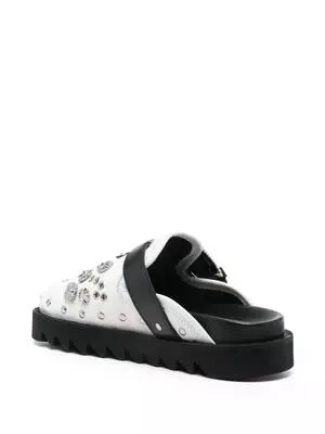 Toga Metal-eyelet Mules