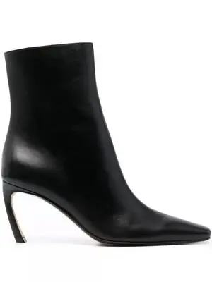 LANVIN Swing 70 Leather Boots