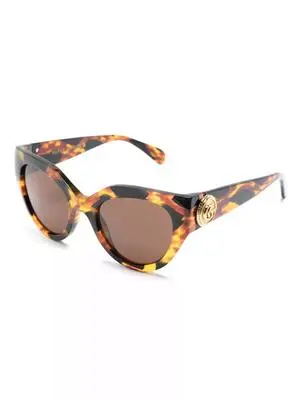 Gucci Logo-plaque Cat-eye Sunglasses