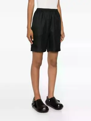 Loulou De Saison Zinia Elasticated-waist Twill Shorts