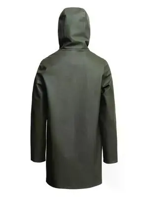 Stutterheim Drawstring Hood Raincoat - Green