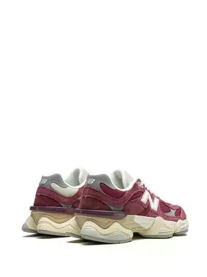 NEW BALANCE 9060 Suede Sneakers - Red