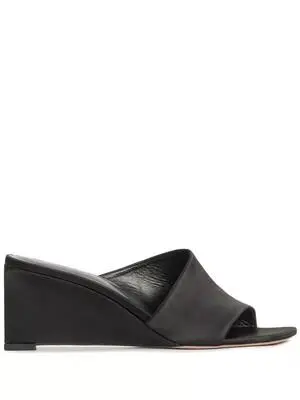 Fabiana Filippi Satin Wedge Sandals