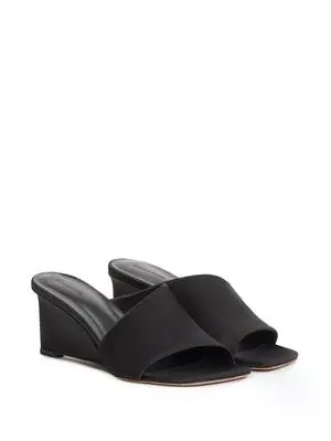 Fabiana Filippi Satin Wedge Sandals