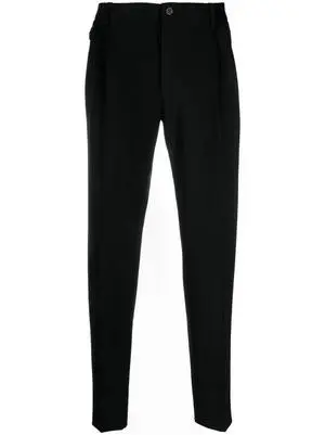 Dolce & Gabbana Tailored Virgin-wool Trousers - Black
