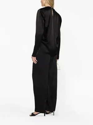 LANVIN Draped Long-sleeved Blouse