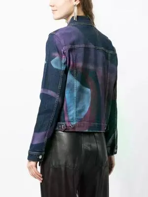 MADISON MAISON Graphic-print Denim Jacket