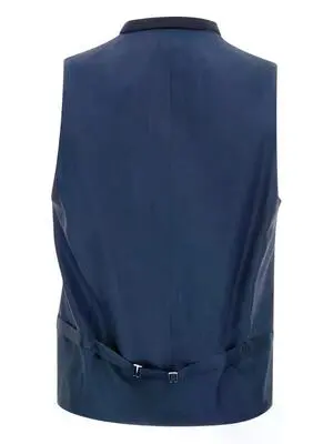 Corneliani Double-breasted Jacquard Waistcoat