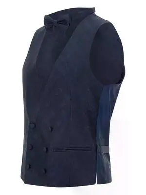 Corneliani Double-breasted Jacquard Waistcoat