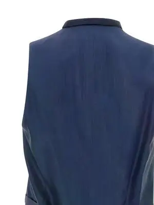 Corneliani Double-breasted Jacquard Waistcoat