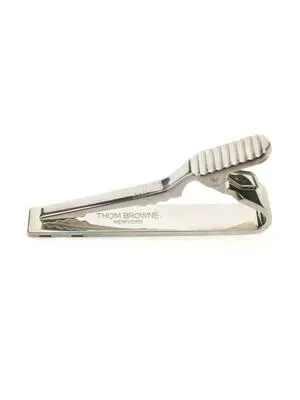 Thom Browne Striped Tie Clip