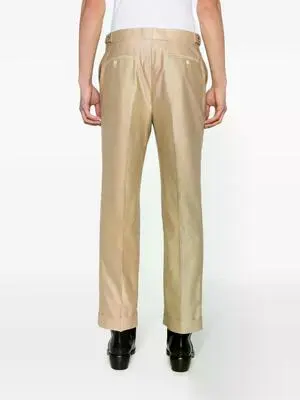 Alexander McQueen Mid-rise Straight-leg Trousers