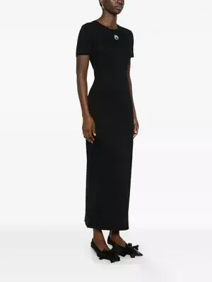 MARINE SERRE Crescent Moon Maxi Dress