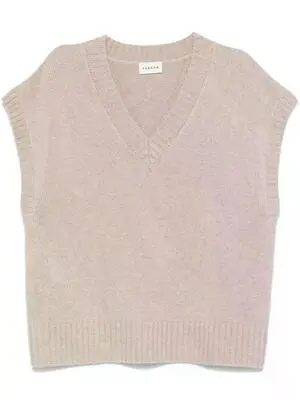 P.a.r.o.s.h Cashmere Sleeveless Sweater - Neutrals