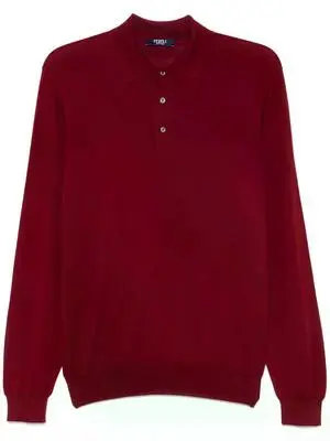 Fedeli Fine-knit Polo Shirt