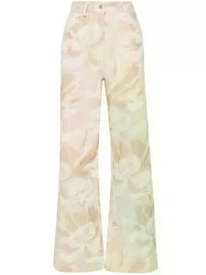MSGM High-waist Straight-leg Jeans