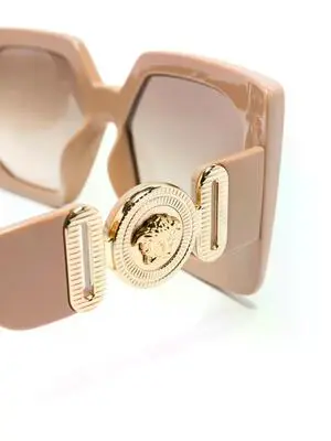 Versace Medusa Biggie Maxi Sunglasses - Neutrals