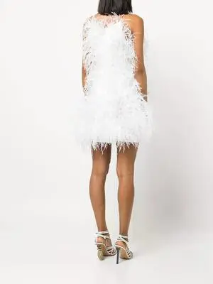 Cult Gaia Shannon Feather Mini Dress