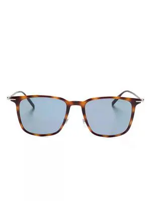 Montblanc Tortoiseshell-Effect Sunglasses Brown