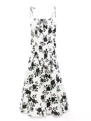 SELF-PORTRAIT Floral-print Midi Dress