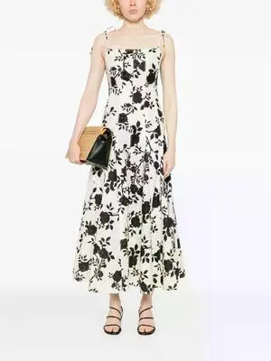 SELF-PORTRAIT Floral-print Midi Dress