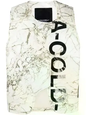 A-COLD-WALL* Asymmetric Padded Gilet - Neutrals