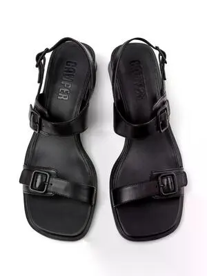 Camper Kora Buckled Sandals - Black