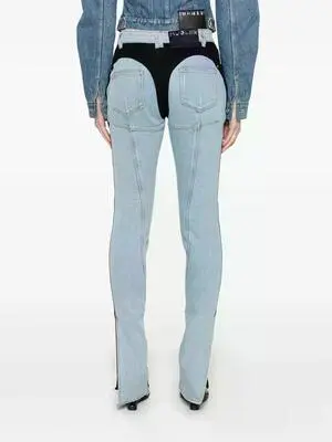 MUGLER Two-tone Skinny Jeans
