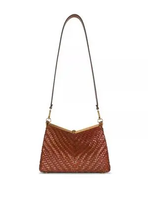 Etro Woven Vela Shoulder Bag - Brown