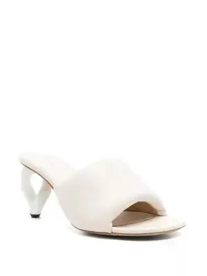 JW Anderson Chain-heel Leather Sandals