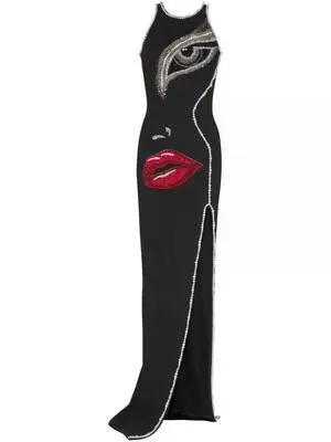 Balmain Zip Up Evening Dresses
