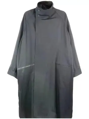 Yohji Yamamoto Cross-zipper Wool Gabardine Jacket