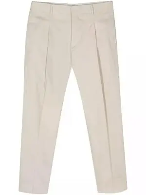 DELL'OGLIO Sandy Mid-rise Tailored Trousers