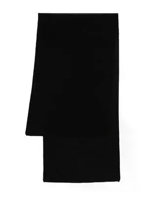 BLANCA VITA Knitted Scarf - Black