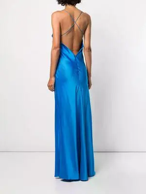 Michelle Mason Bias-cut Silk Gown