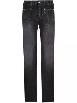 Dolce & Gabbana Logo-plaque Jeans - Black