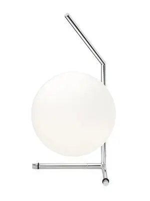 FLOS Ic Lights Table 1 Low Table Lamp - Silver